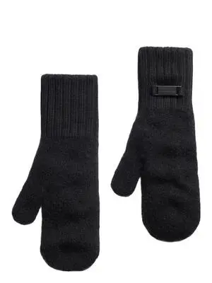 Canada Goose Alpaca-blend Mittens Black