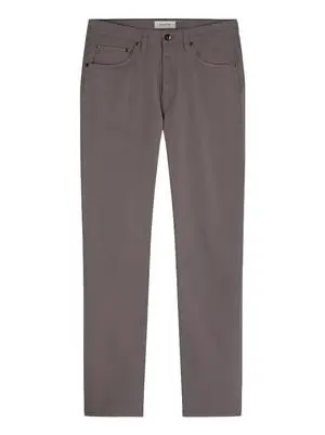Bugatchi Stretch-cotton Straight-leg Jeans Walnut