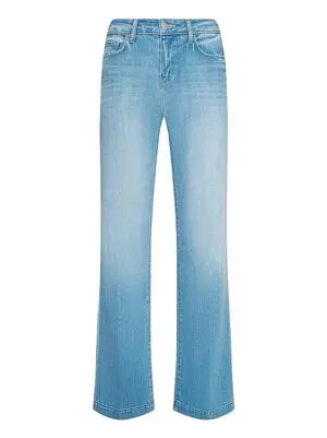 L'Agence Joanne Low-rise Wide-leg Jeans - Pacific