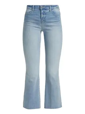 L'Agence Kendra Flared Crop Jeans - Dorian