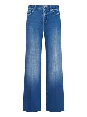 L'AGENCE Scottie High-rise Wide-leg Jeans Hasting