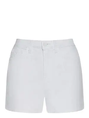 L'Agence Lissania Ultra High-rise Denim Shorts - Blanc