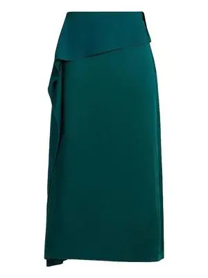 Erdem Draped A-line Midi-skirt - Tempest