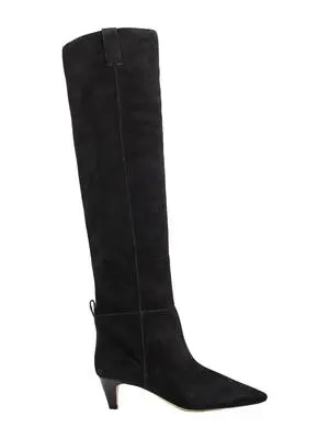 Michael Kors Daniela 50mm Suede Knee-high Boots - Black