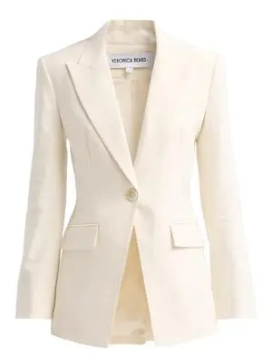 Veronica Beard Chandler Dickey Jacket - Ecru