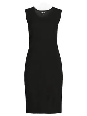 Misook Mylana Sleeveless Knit Sheath Knee-length Dress - Black