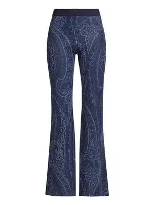 Etro Paisley Knit Trousers - Multi