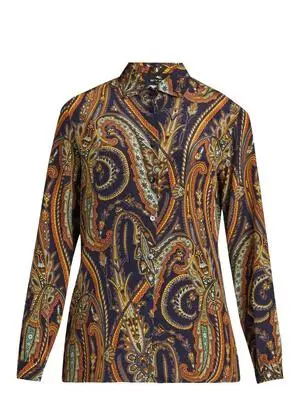 Etro Paisley Silk Shirt - Multi