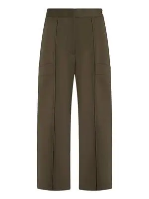CALLAS MILANO Wyeth Cropped-leg Pants - Forest