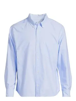 CORRIDOR Resonance Oxford Cotton Button-front Shirt - Chambray