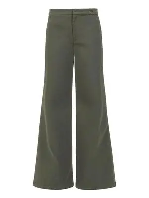 CALLAS MILANO Jane High Waist Flare Jeans Twill Olive