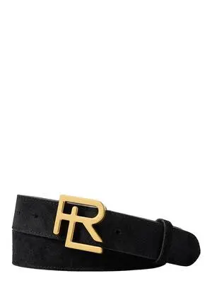 Polo Ralph Lauren Rl Suede Belt Black