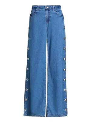L'Agence Jennings Side-snap High-rise Wide-leg Jeans - Torsten