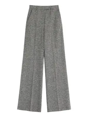 Valentino Garavani Natté Buttoned Weave Pants - Grey