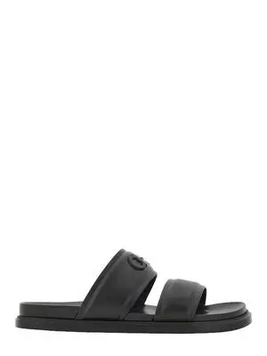 FERRAGAMO Saint Barth Double-strap Sandals Nero