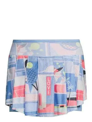 LUCKY IN LOVE Linen Noveau Intuition Mini Skort