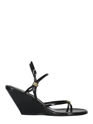 Proenza Schouler Coil 60mm Leather Sandals - Black