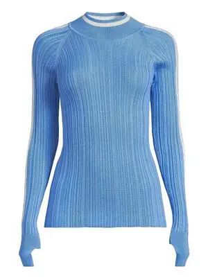 Cordova Saas Merino Wool-blend Ski Sweater Azul