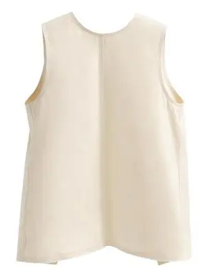 Proenza Schouler Nerina Cotton Drill Top - Marzipan