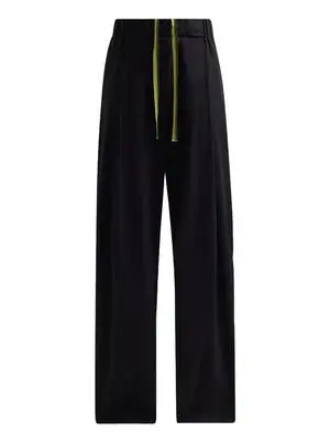 Proenza Schouler Lissia Cotton Drawstring Pants - Black
