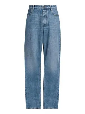 Bottega Veneta Vintage Indigo Wash Wide-leg Jeans - Mid Blue