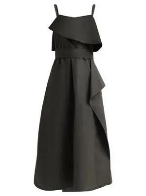 Proenza Schouler White Label Reign Cotton-blend Midi Dress - Willow