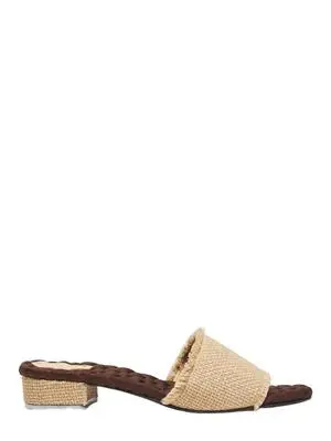 Aera Giorgia 25mm Vegan Raffia Sandals Raffia