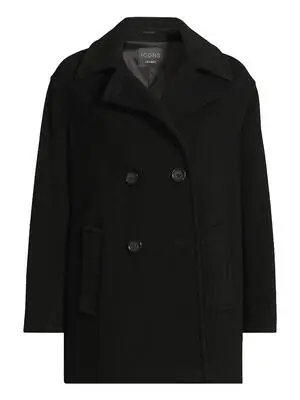 Cinzia Rocca Icons Notch Collar Peacoat Black