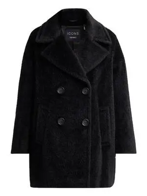 Cinzia Rocca Icons Wool & Alpaca-blend Peacoat - Black