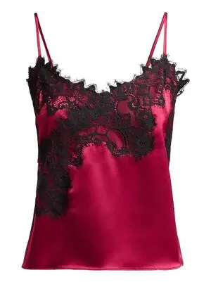 Cinq À Sept Sael Lace-trimmed Top - Beetred
