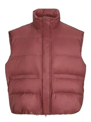 Brunello Cucinelli Water Resistant Matte Nylon Down Jacket With Monili - Ruby