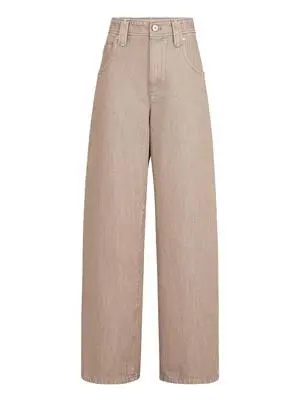 Brunello Cucinelli Baggy Jeans With Monili - Rope
