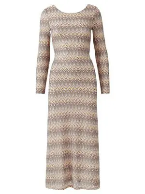 MELISSA ODABASH Lily Zigzag Maxi Dress