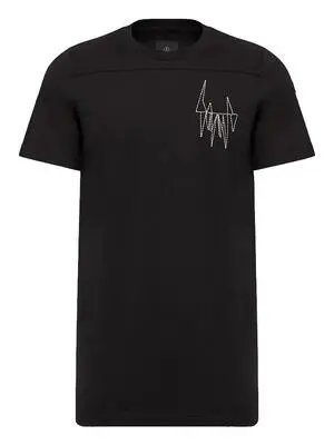 Moncler Rick Owens Girder Crew Neck T-shirt In Cotton - Black