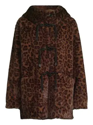 KOBI HALPERIN Daisy Leopard-print Faux-fur Coat