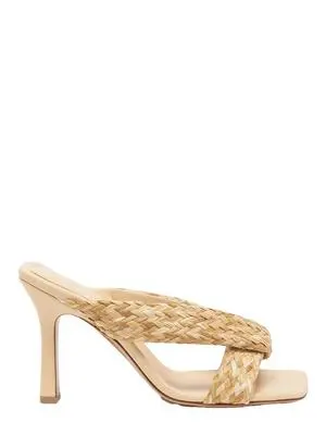 BOTTEGA VENETA Riva 90mm Strappy Raffia Sandals