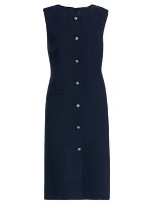 Kobi Halperin Briel Crepe Sleeveless Midi-dress - Navy