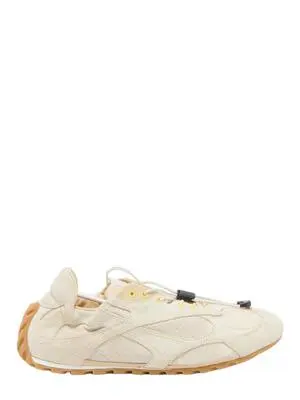 Bottega Veneta Orbit Suede Low-top Sneakers - String Tufo