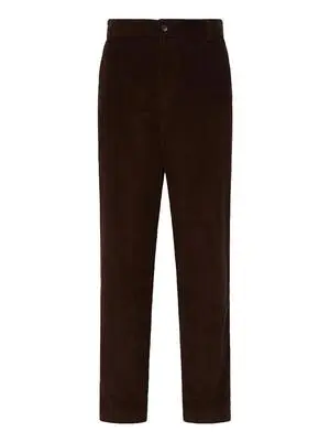 Moncler Pants In Corduroy Brown