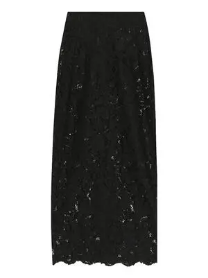 Dolce & Gabbana Lace Midi-skirt - Nero