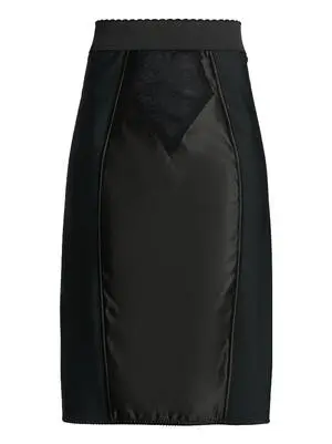 Dolce & Gabbana Lace-panel Pencil Skirt - Nero