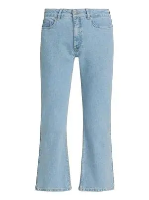 Cinq À Sept Stevie Crop Kick Flare Jeans - Mist