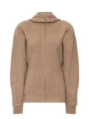 Max Mara Wool And Cashmere Jersey Sweatshirt - Beige