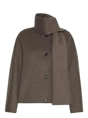 MAX MARA Cropped Wool Broadcloth Jacket