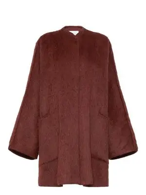 MAX MARA Short Alpaca And Wool Coat