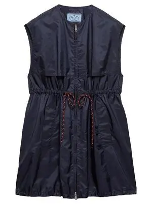Prada Sleeveless Nylon Mini-dress - Blue