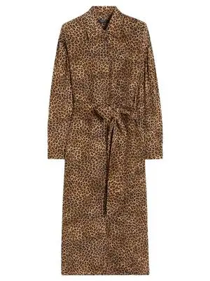 Max Mara Printed Silk Crêpe De Chine Shirt Dress - Multi