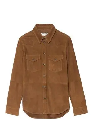 ZADIG&VOLTAIRE Thelma Suede Shirt