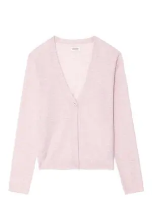 Zadig&Voltaire Manylla Cashmere V-neck Cardigan - Bebe