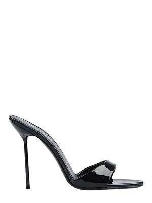 Paris Texas Lidia 105mm Patent Leather Mules - Black